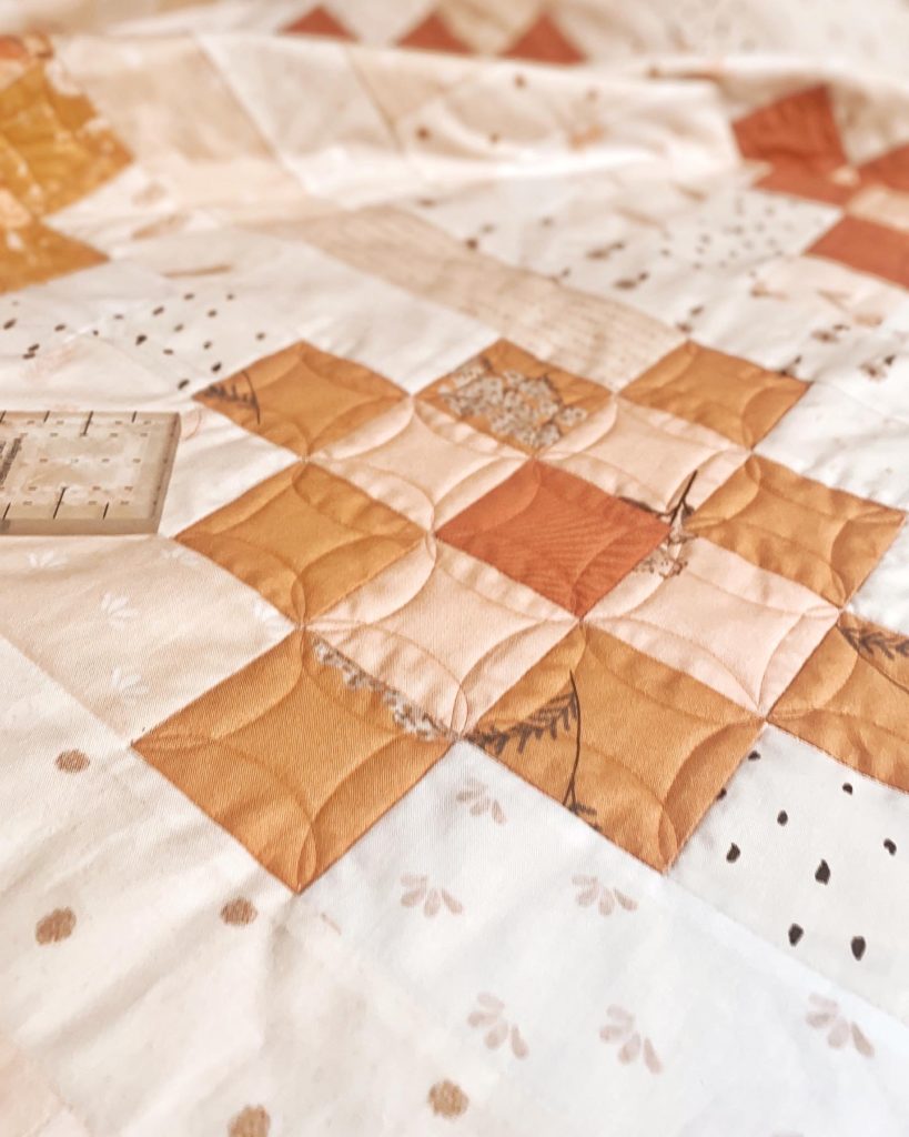 Quilt in Progress - Sassy Granny Quilt #2 in mostly Cinnamon Tea ...