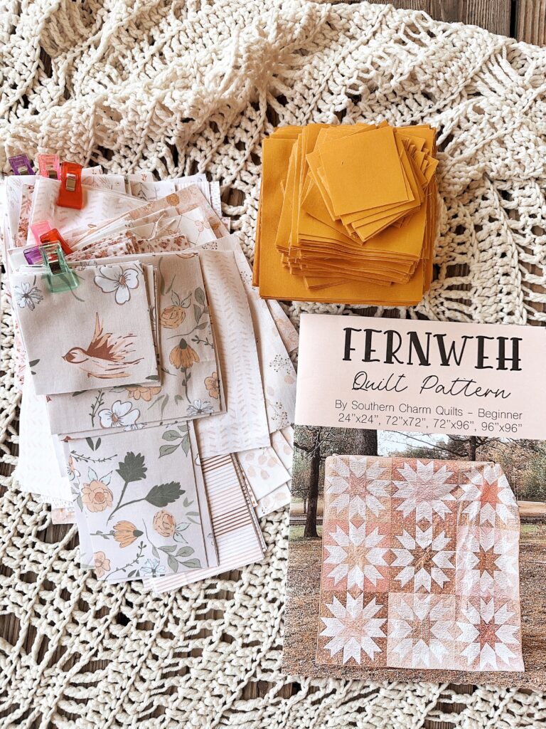 Fernweh Quilt Along - week 1 - Southern Charm Quilts