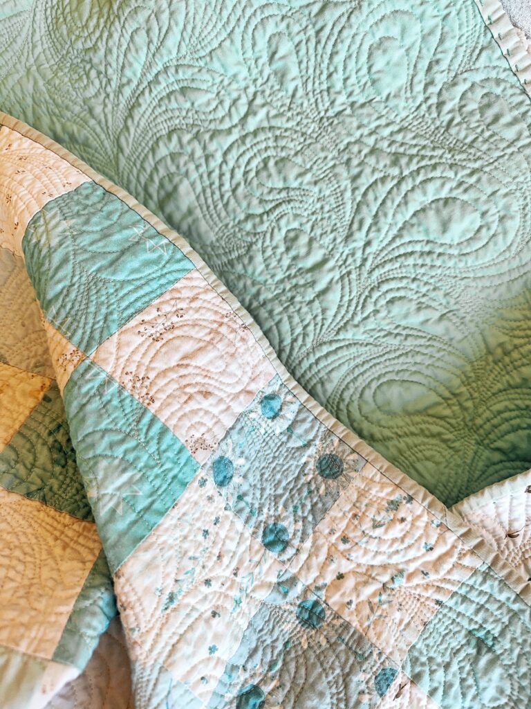 Quilt Reveal - Checkie Quilt #2 in Peace Lily Fabrics - Southern Charm ...