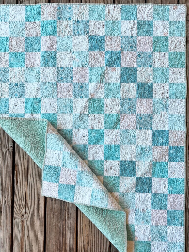 Quilt Reveal - Checkie Quilt #2 in Peace Lily Fabrics - Southern Charm ...