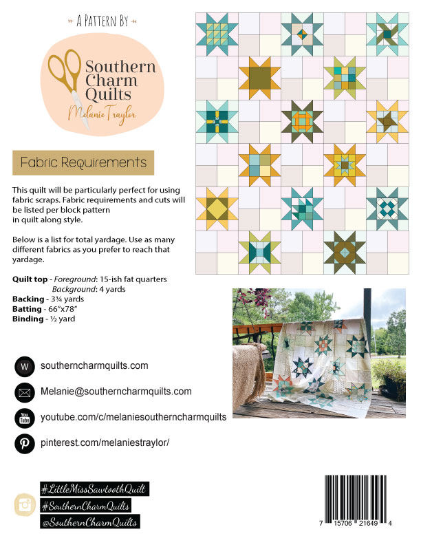 Little Miss Sawtooth Quilt Pattern: A Beginner's Guide to Quilting